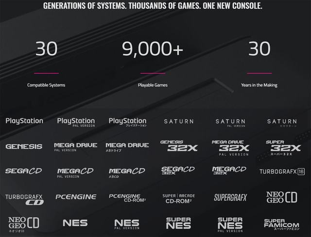 プレステやセガサターンなどのCD機も対応したレトロゲーム互換機「POLYMEGA」が4月15日より予約開始！日本でもAmazonにて発売されるみたいよん！ - レトロゲームたちVS最新ゲームたち